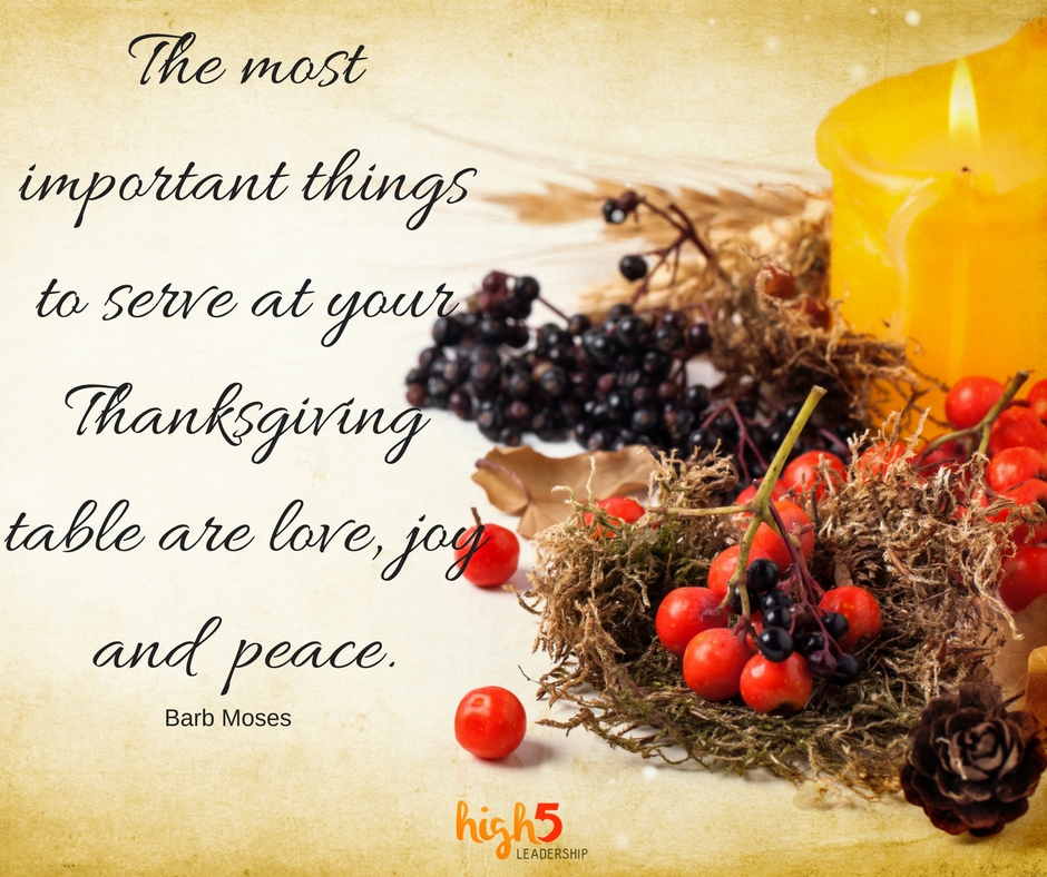 Set Your Thanksgiving AND Leadership Tables with These Same Three ...